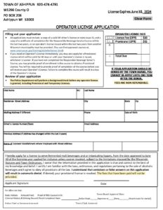 Operator-License-2023-New-Fillable – Town of Ashippun, Dodge County ...